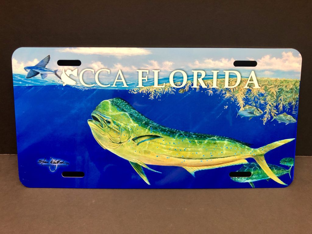 License Plate - Weedline Mahi - CCA Florida